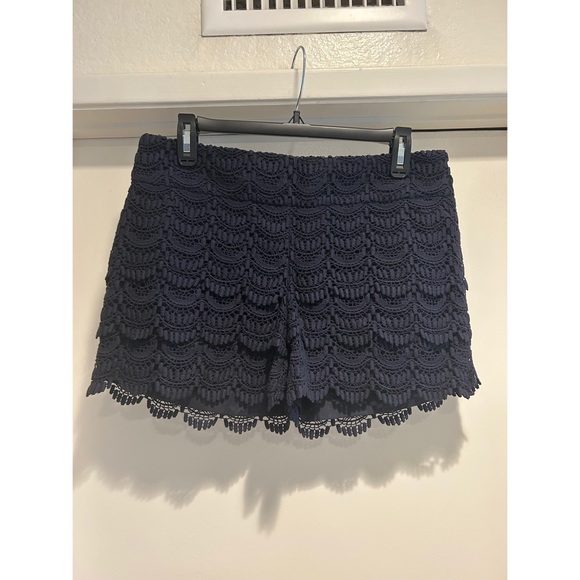 LOFT | Shorts | 3 Crochet Ruffle Shorts | Poshmark
